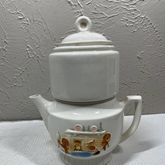 Porcelier | Kitchen | Porcelier Vitreous Hand Dec Hearth 4 Piece Coffee ...